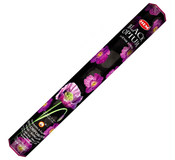 Black Opium Incense Sticks (HEM) | Big Liz Conjure